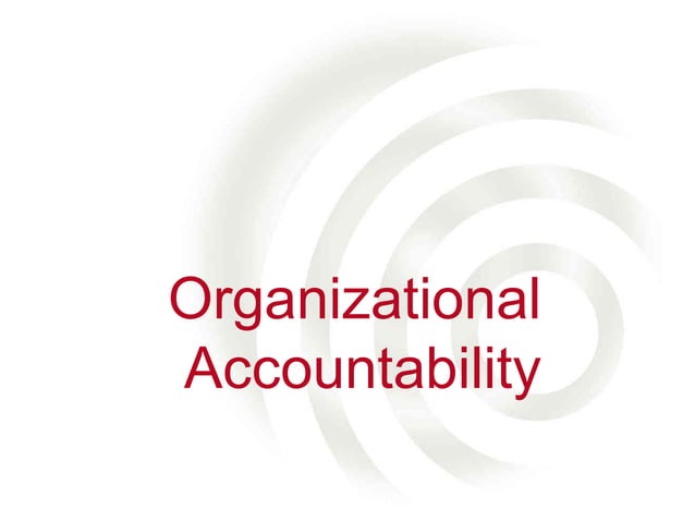 CHO Group Presentation on Accountable Leadership - by Mark Samuel | PPT