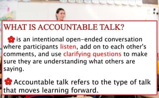 Accountable talk | PPTX