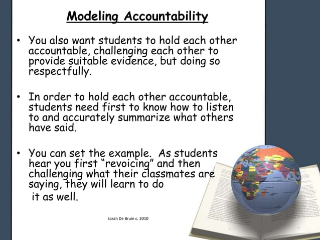 Accountable talk for secondary | PPT
