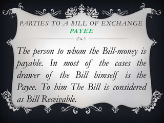 Bills of exchange | PPTX