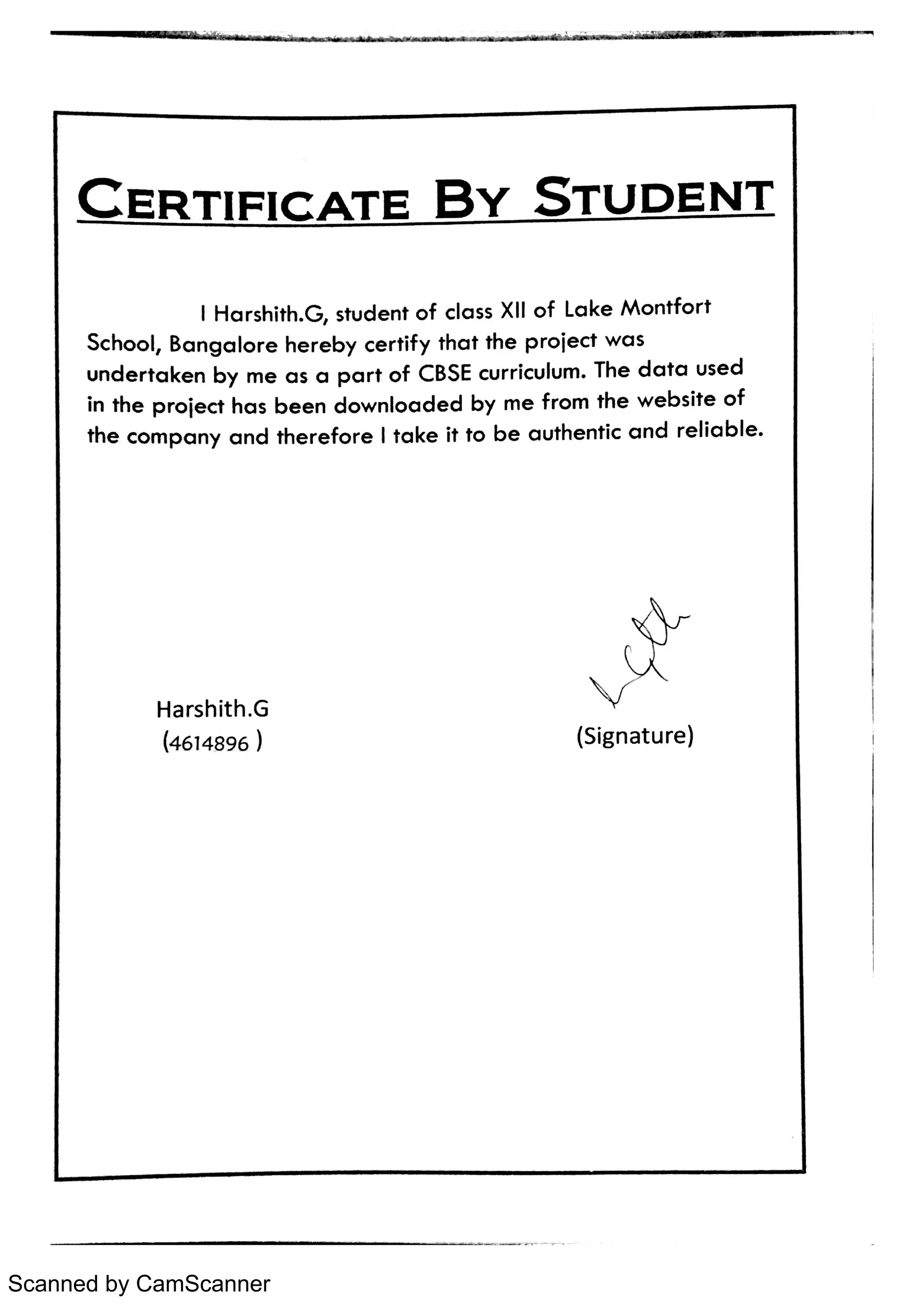 Accountancy Class 12 Project | PDF