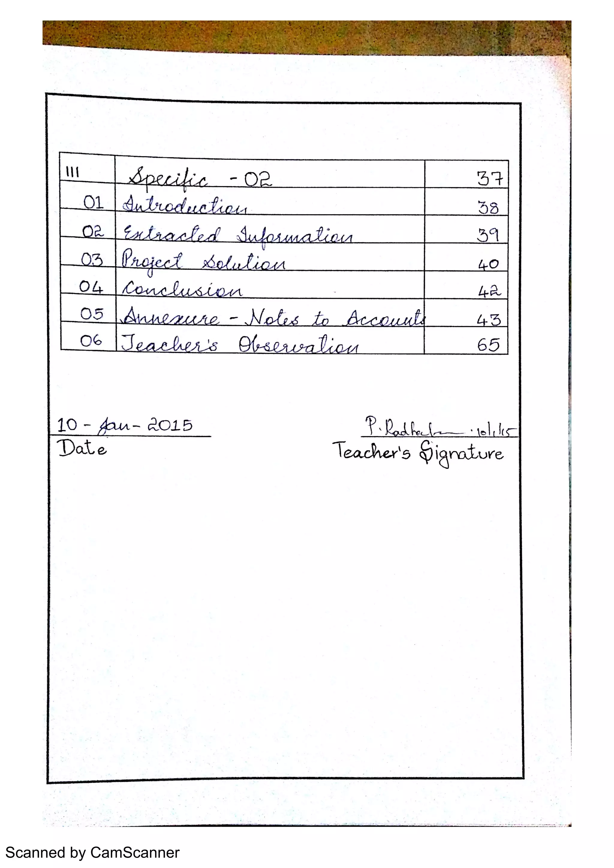 Accountancy Class 12 Project | PDF