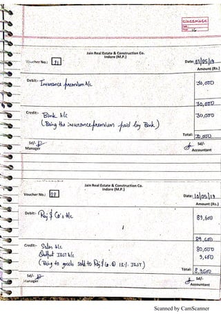Accountancy project class 11 | PDF