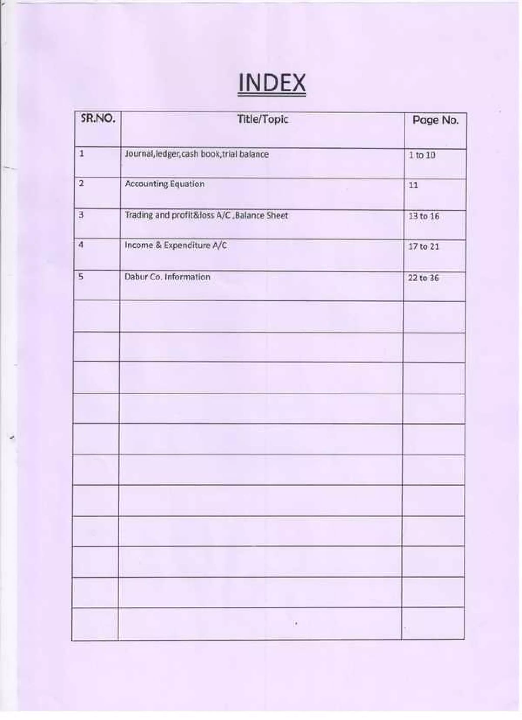 Accountancy project class 11th (cbse board) | PDF