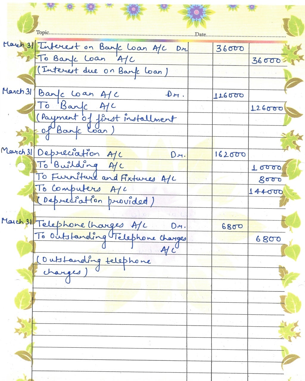 Accountancy project class 12