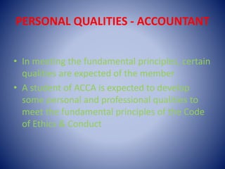 Accountants & Ethics | PPTX