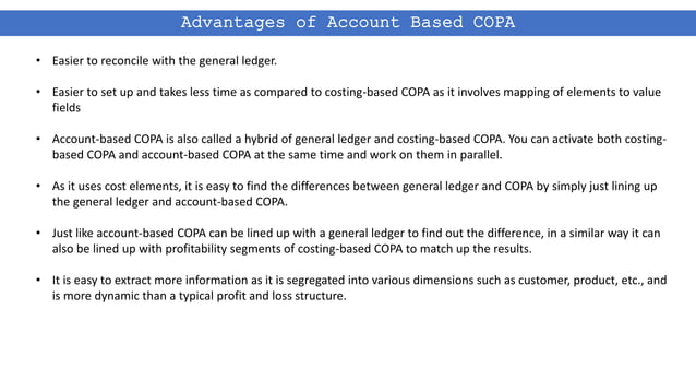 Account based COPA in SAP | PPTX
