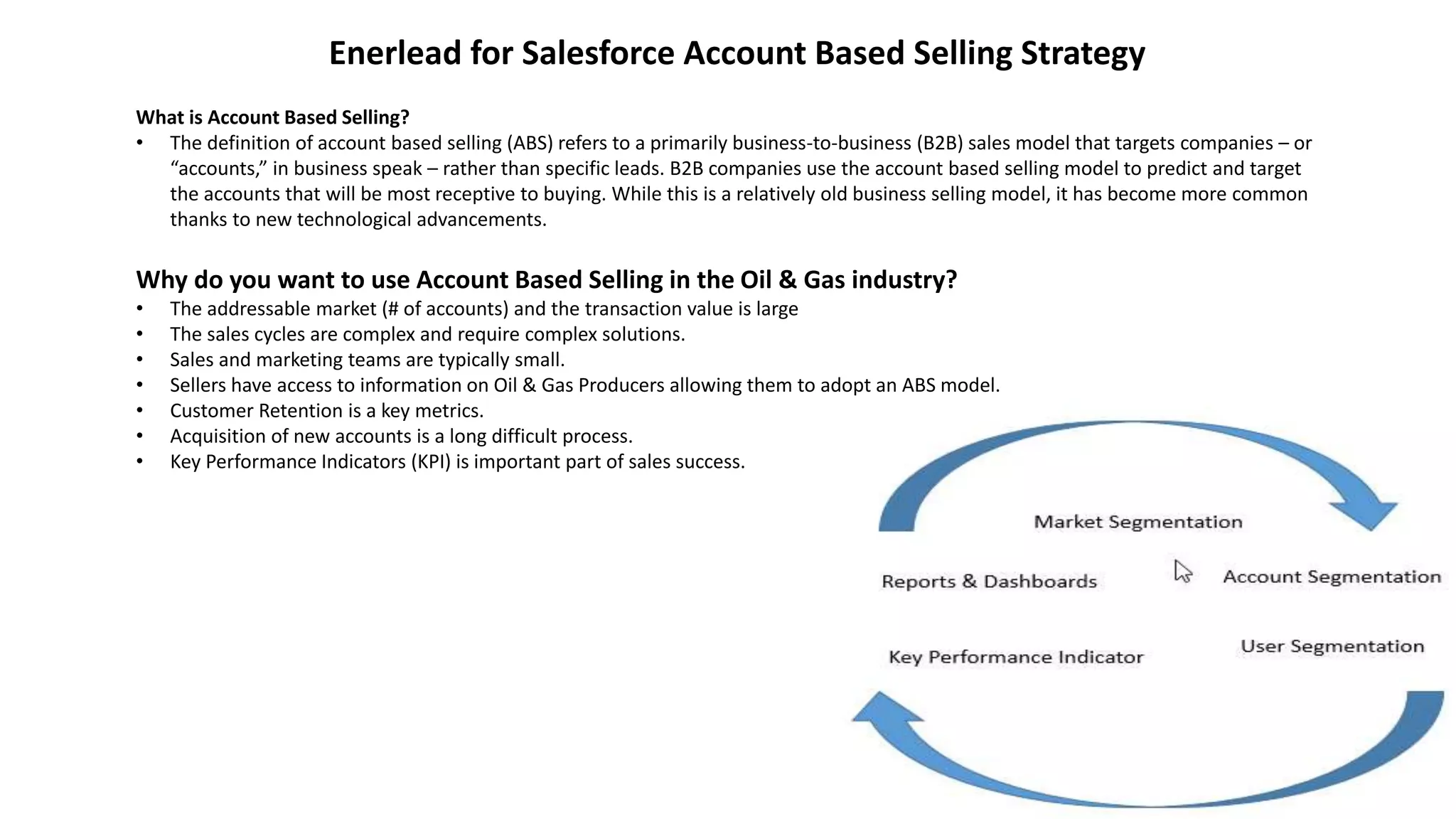 Account Based Selling Oil & Gas Industry | PPTX