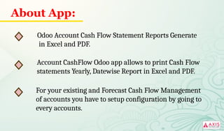 Account Cash Flow Statement Report Generate in odoo | PPTX