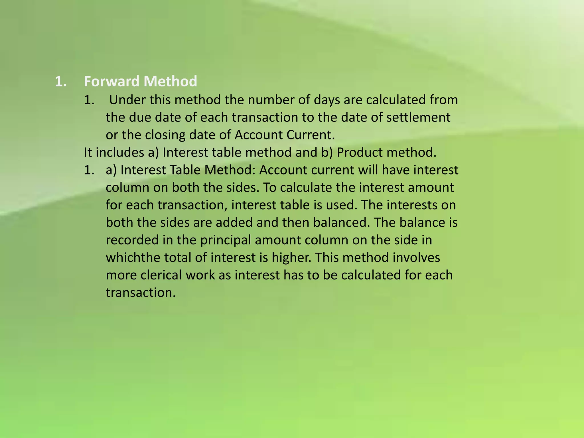 Account current | PPTX