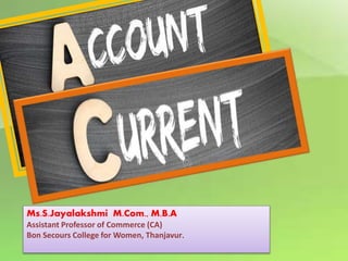 Account current | PPTX