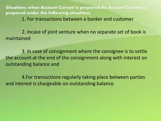 Account current | PPTX