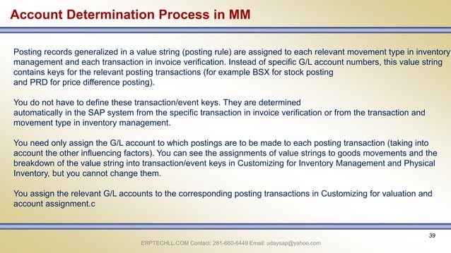 Account Determination.pdf | Business Accounting & Finance | Business