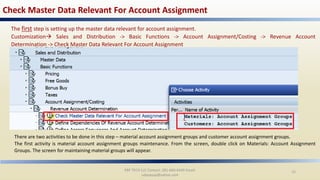SAP Account determination SD-FI by odaiah pelley | PPTX
