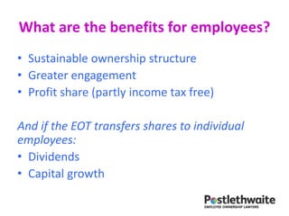 Accountex Employee Ownership Trusts (EOT) | PPTX