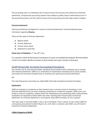 Accounting GAAP | DOCX