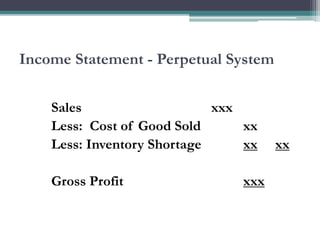 inventory system Accounting | PPTX