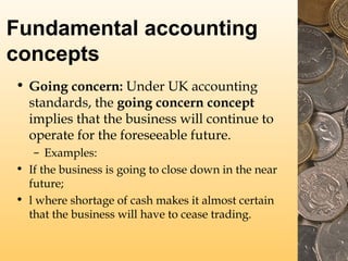 Accounting Concepts | PPT