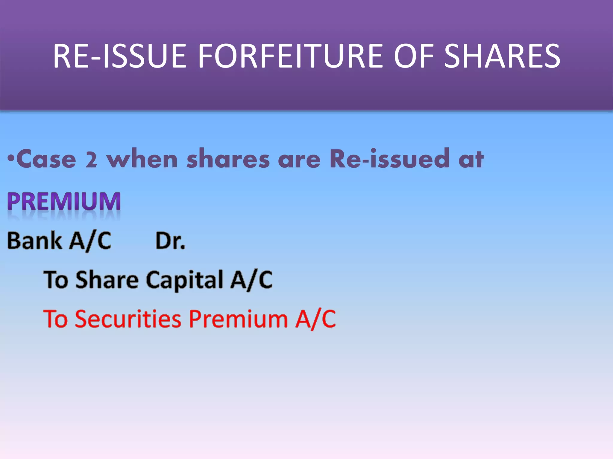 Issue of Shares | PPTX