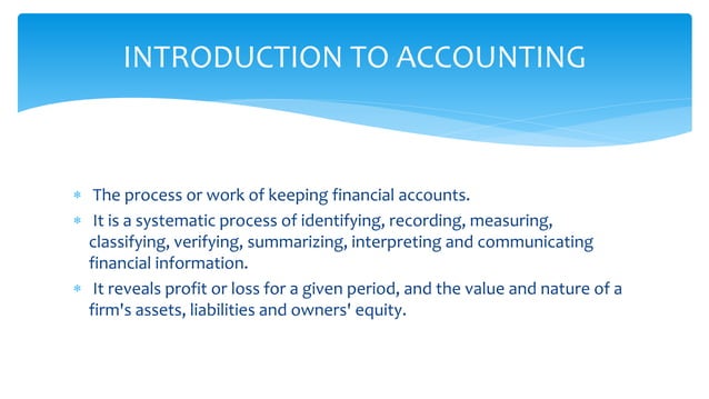 BASIC ACCOUNTING | PPT