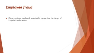 Types of fraud in Accounting | PPTX