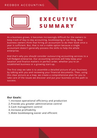 Accounting Business Proposal | PDF | Business Accounting & Finance ...