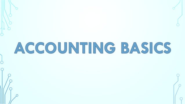 Accounting-Basics for beginners accounts | PDF | Business Accounting ...