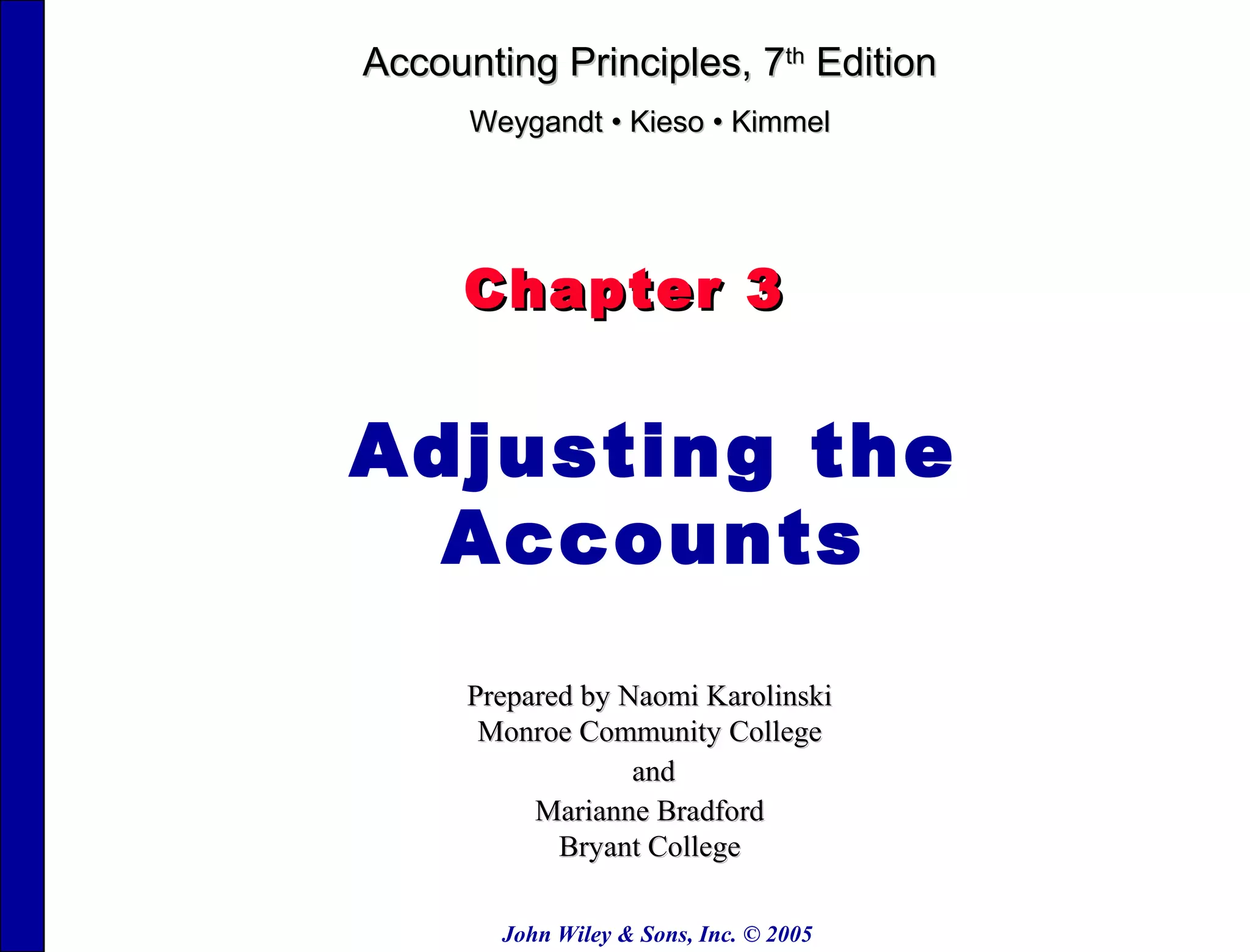 Introduction To Accounting Ch03 Ppt