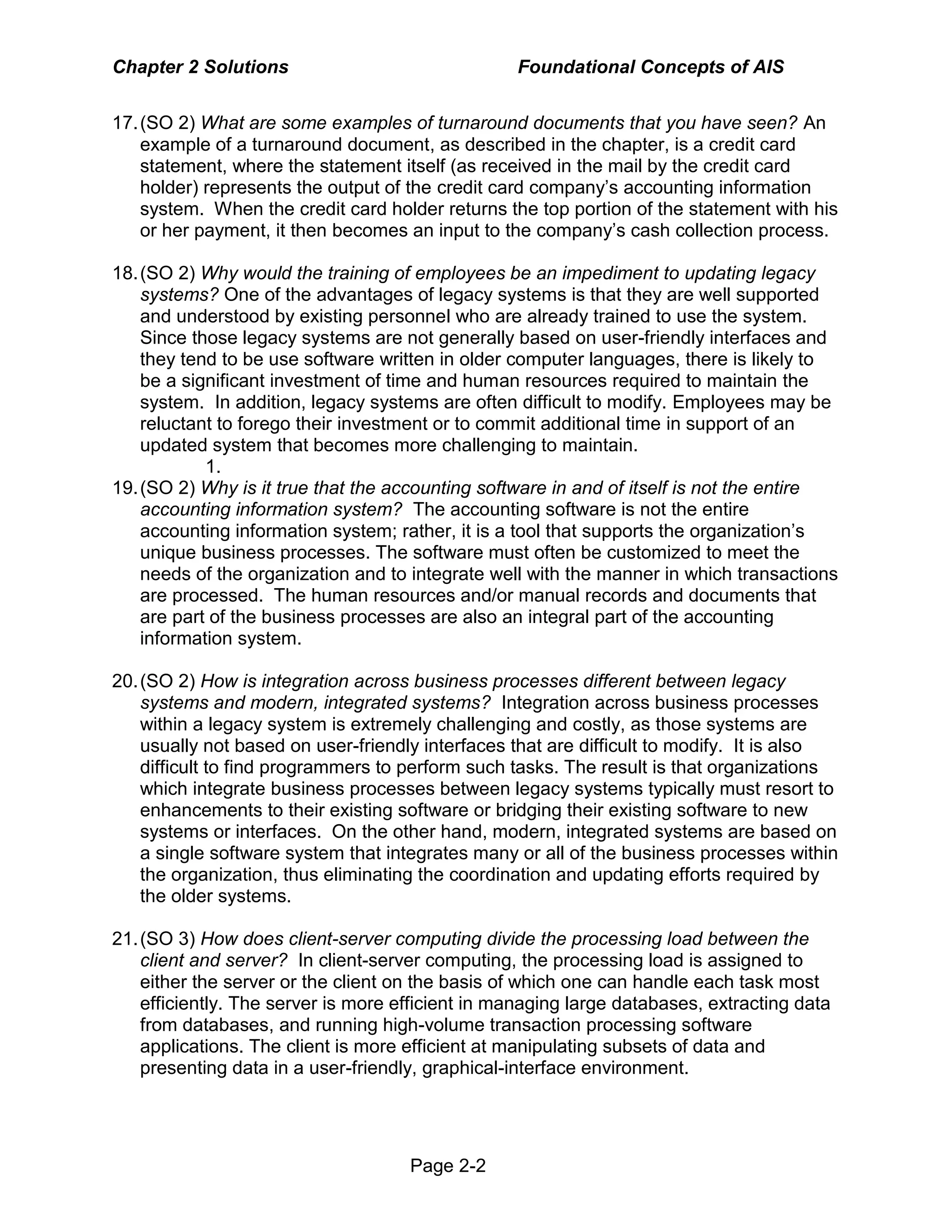 Accounting Information Systems Controls Processes 3rd Edition Turner Solutions Manual Pdf