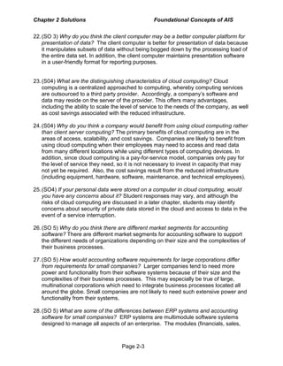 Accounting Information Systems Controls Processes 3rd Edition Turner ...