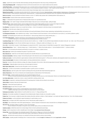Managerial Accounting Mid-term Cheat Sheet | DOC