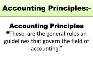 Accounting principles | PPT
