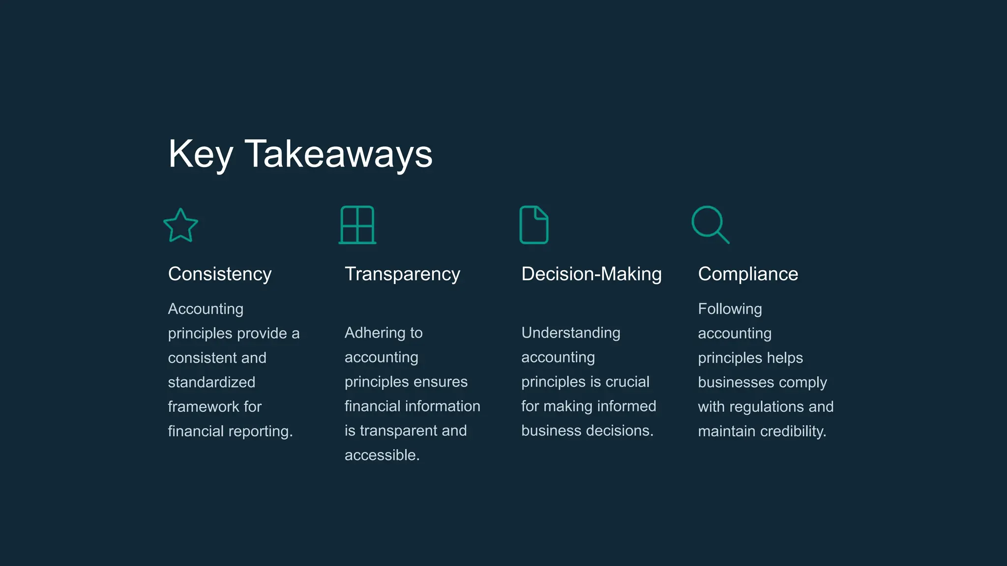 Understanding the Core Accounting Principles | PPTX