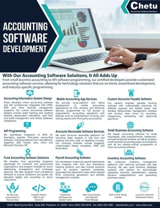Accounting Software Development | Custom Accounting Software | Chetu | PDF