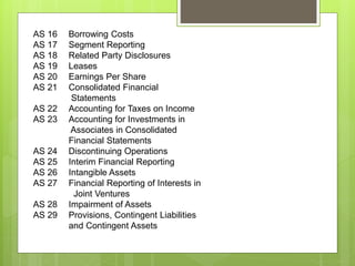Accounting standards | PPT