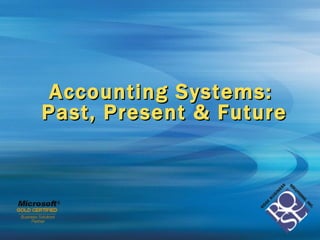 Accounting Systems - Past, Present, and Future | PPT