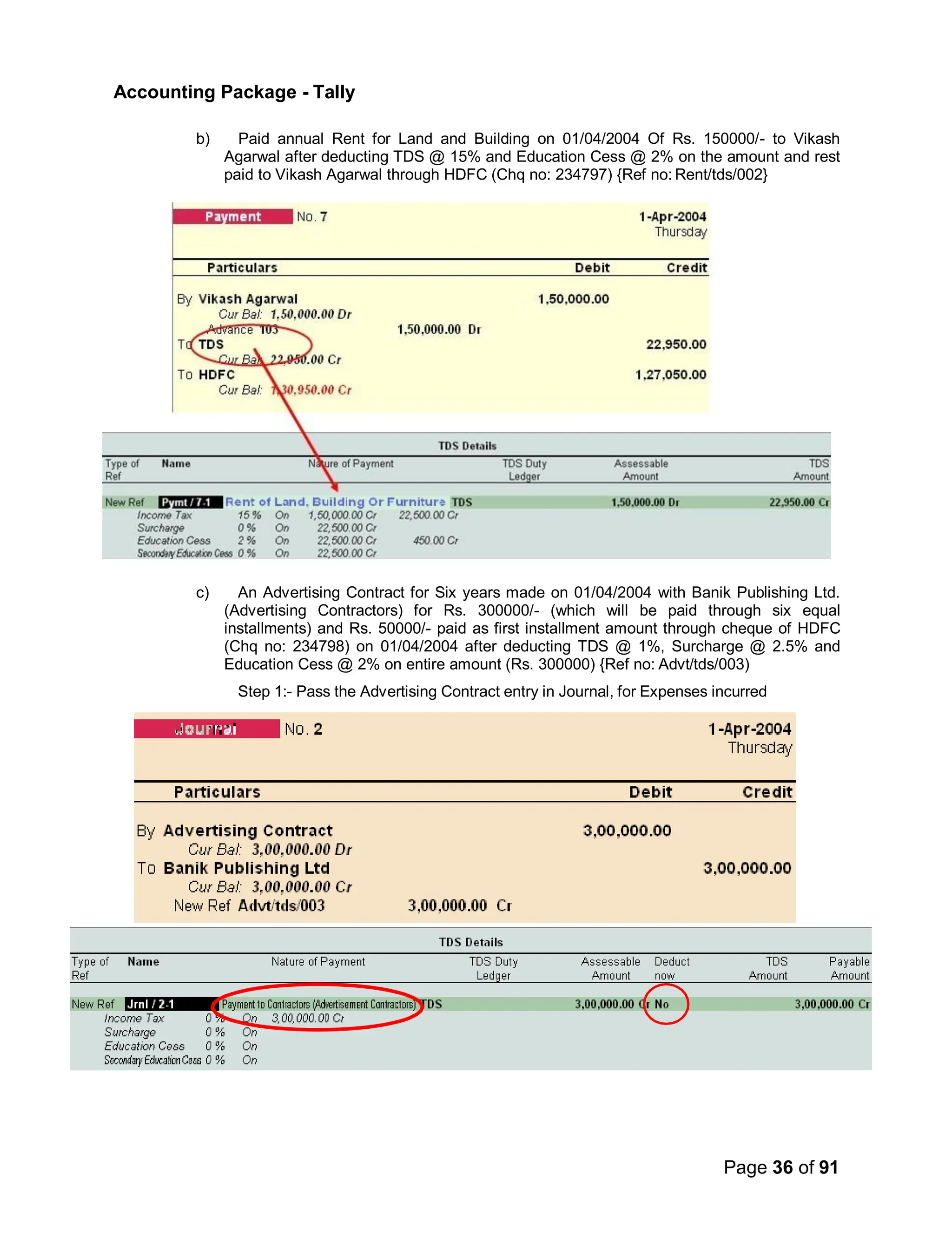 Accounting Tally Notes by SDK in Gurugram | PDF