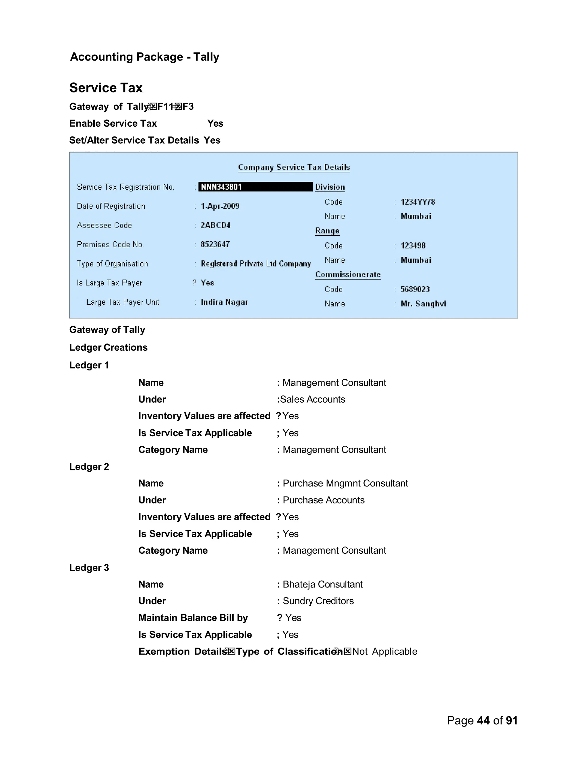 Accounting Tally Notes by SDK in Gurugram | PDF
