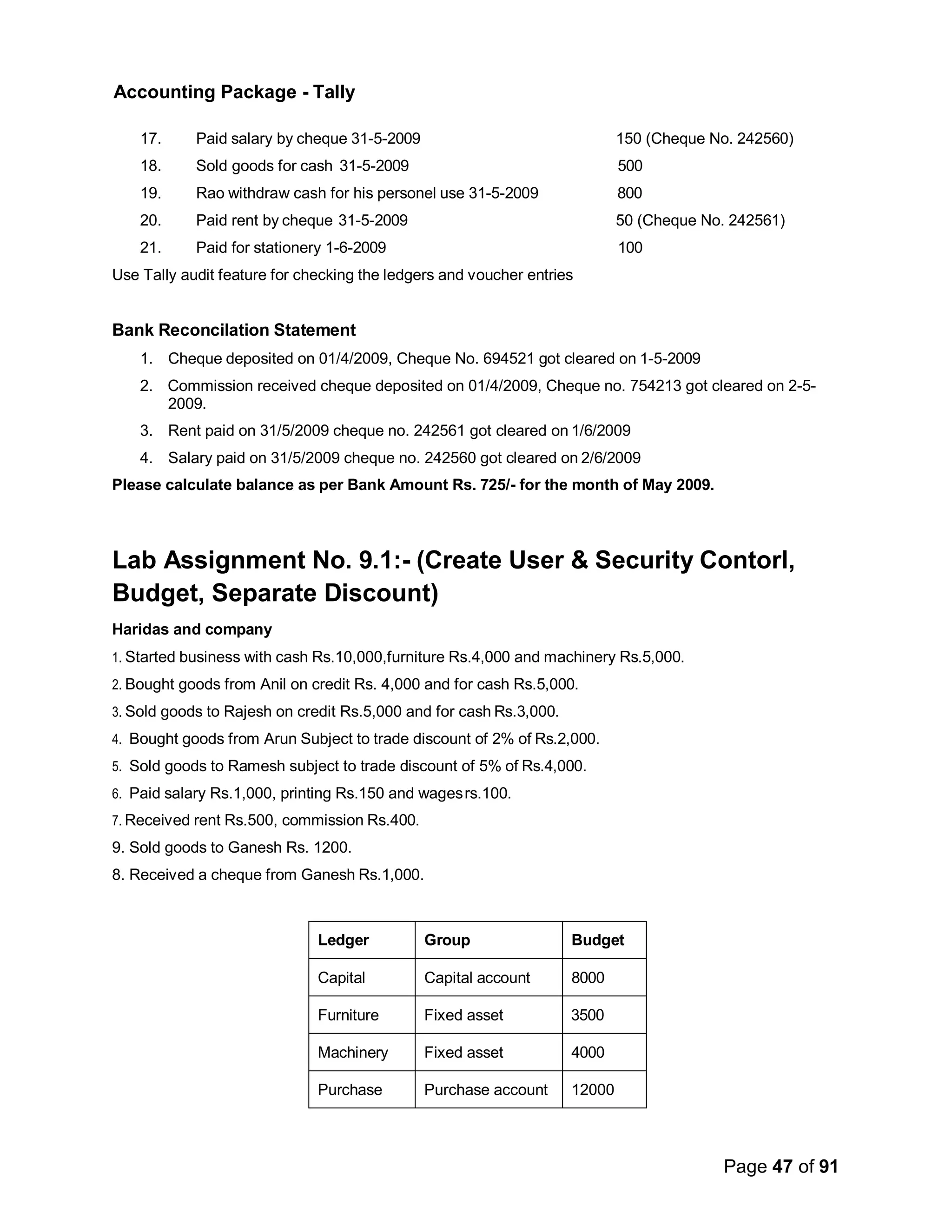 Accounting Tally Notes by SDK in Gurugram | PDF