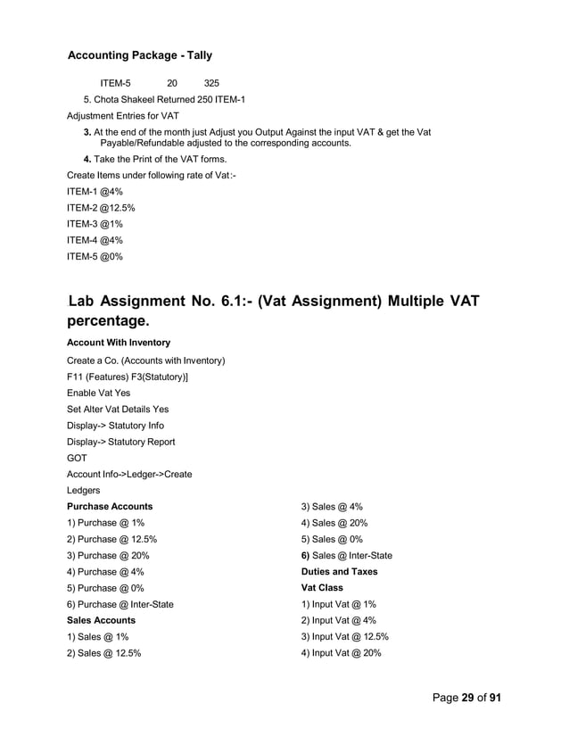 Accounting Tally Notes by SDK in Gurugram | PDF | Business Accounting ...