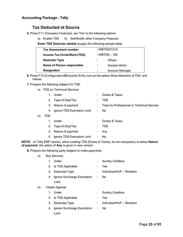 Accounting Tally Notes by SDK in Gurugram | PDF | Business Accounting ...
