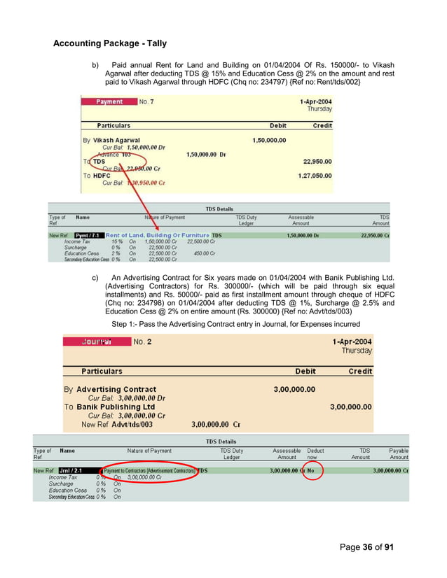 Accounting Tally Notes by SDK in Gurugram | PDF | Business Accounting ...