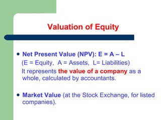 Accounting Valuation Uploaded Updated | PPT