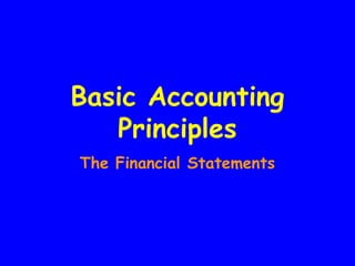 Basic Accounting Principles | PPT