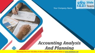 Accounting Analysis And Planning PowerPoint Presentation Slide | PDF ...