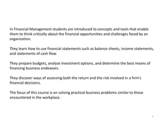 Accounting and financial management | PPTX