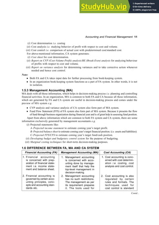 Accounting And Financial Management 1 Part I Financial Accounting | PDF