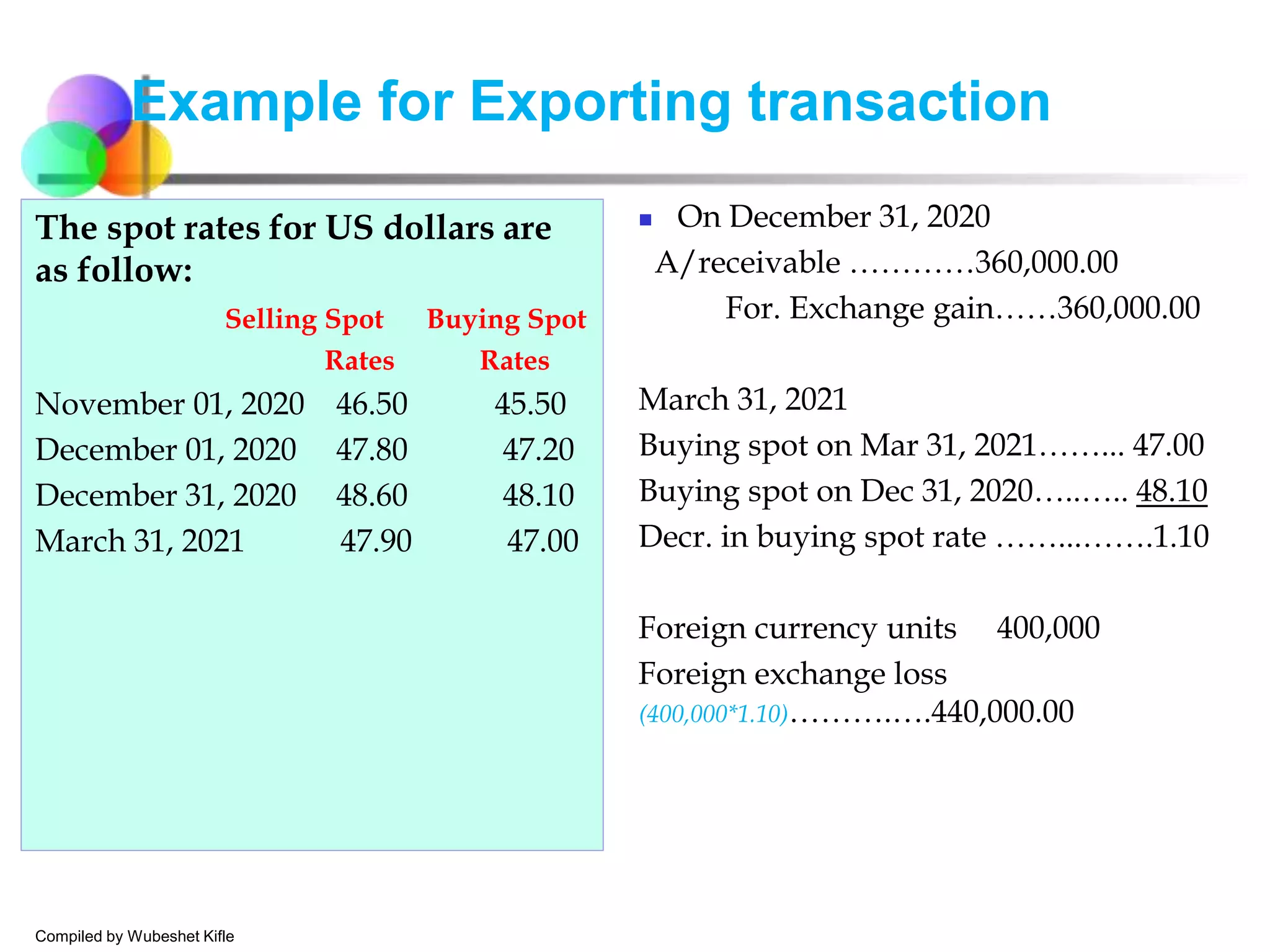 Accounting and reporting for foreign currencies | PPT