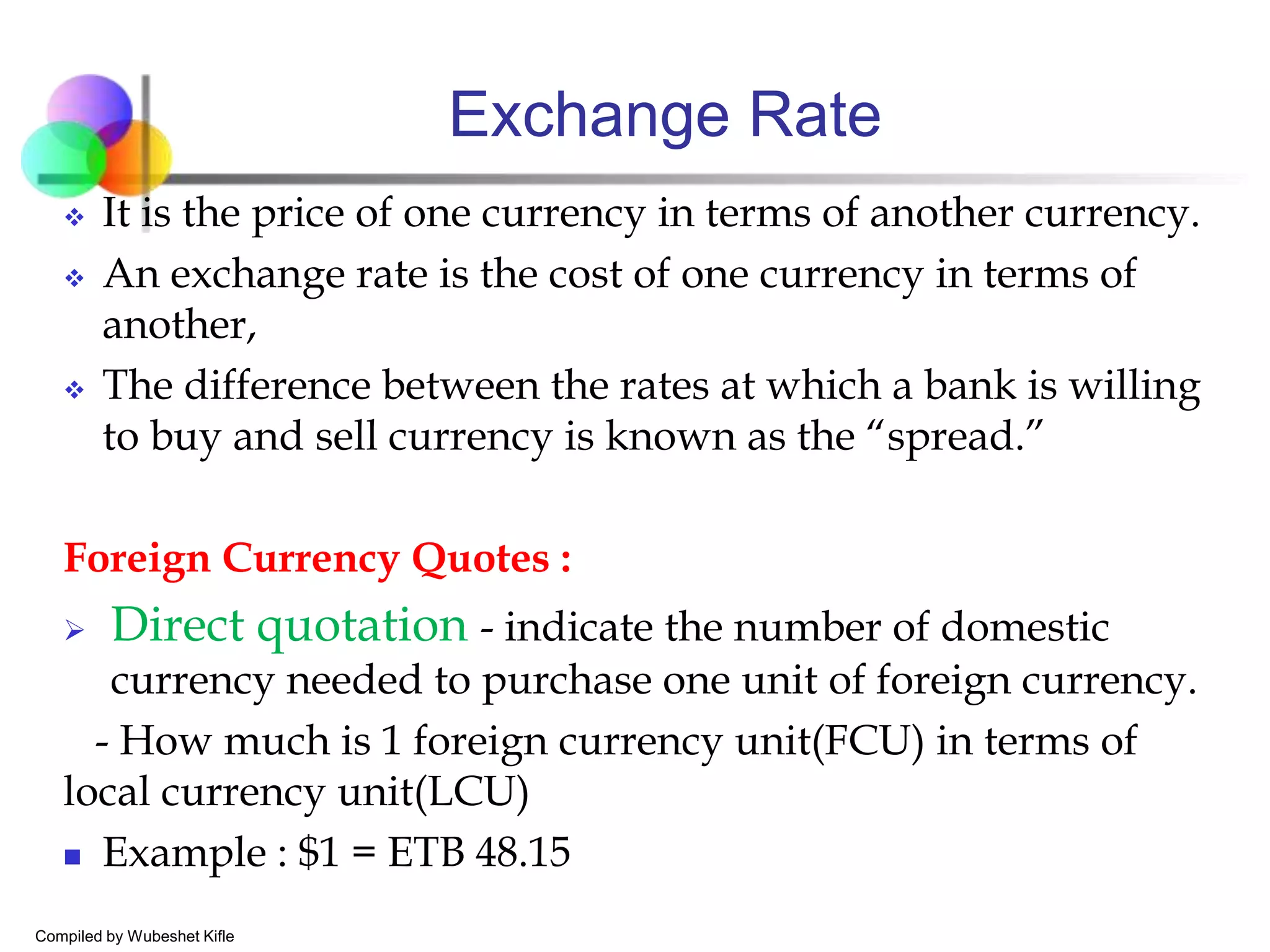 Accounting and reporting for foreign currencies | PPT