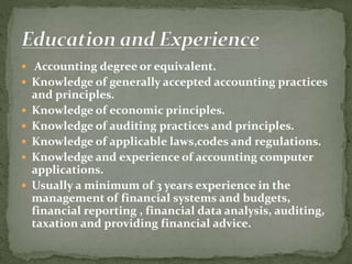 Accounting as a career .....power point | PPTX